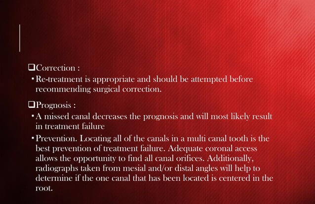 Endodontic mishaps during RCT | PDF | Dental Health | Diseases and ...