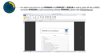 TUTORIAL RTKLIB | PPSX
