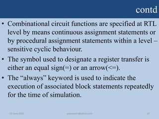 RTL-Design for beginners | PPTX
