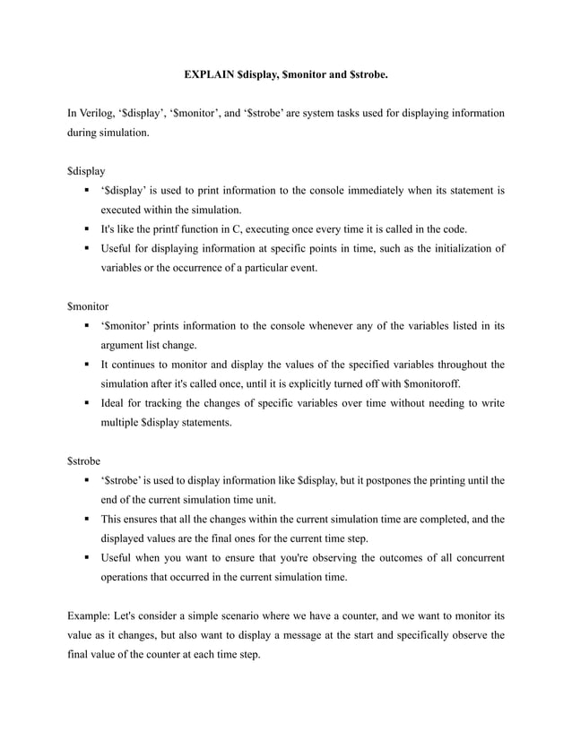Rtl Coding Basics In Verilog Hardware Language Pdf
