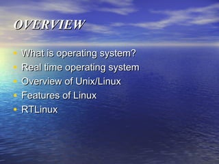 RT linux | PPT