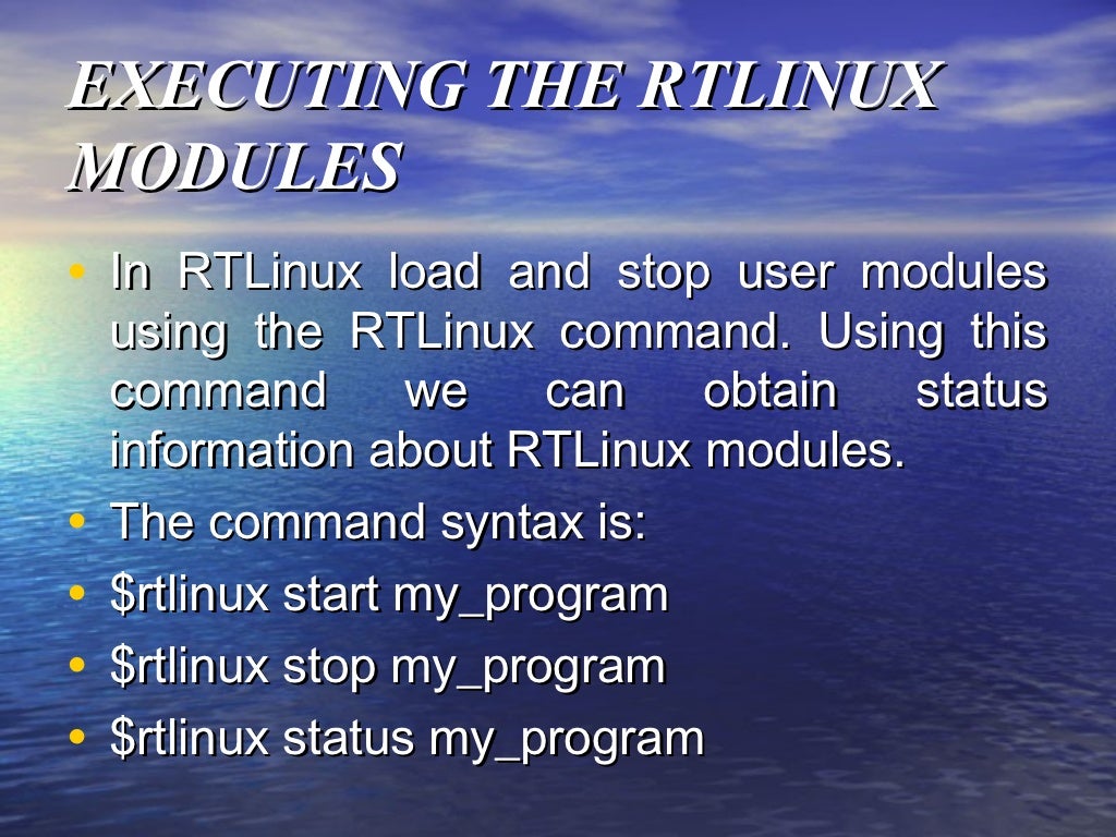 RT linux