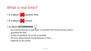Real time Linux | PPT