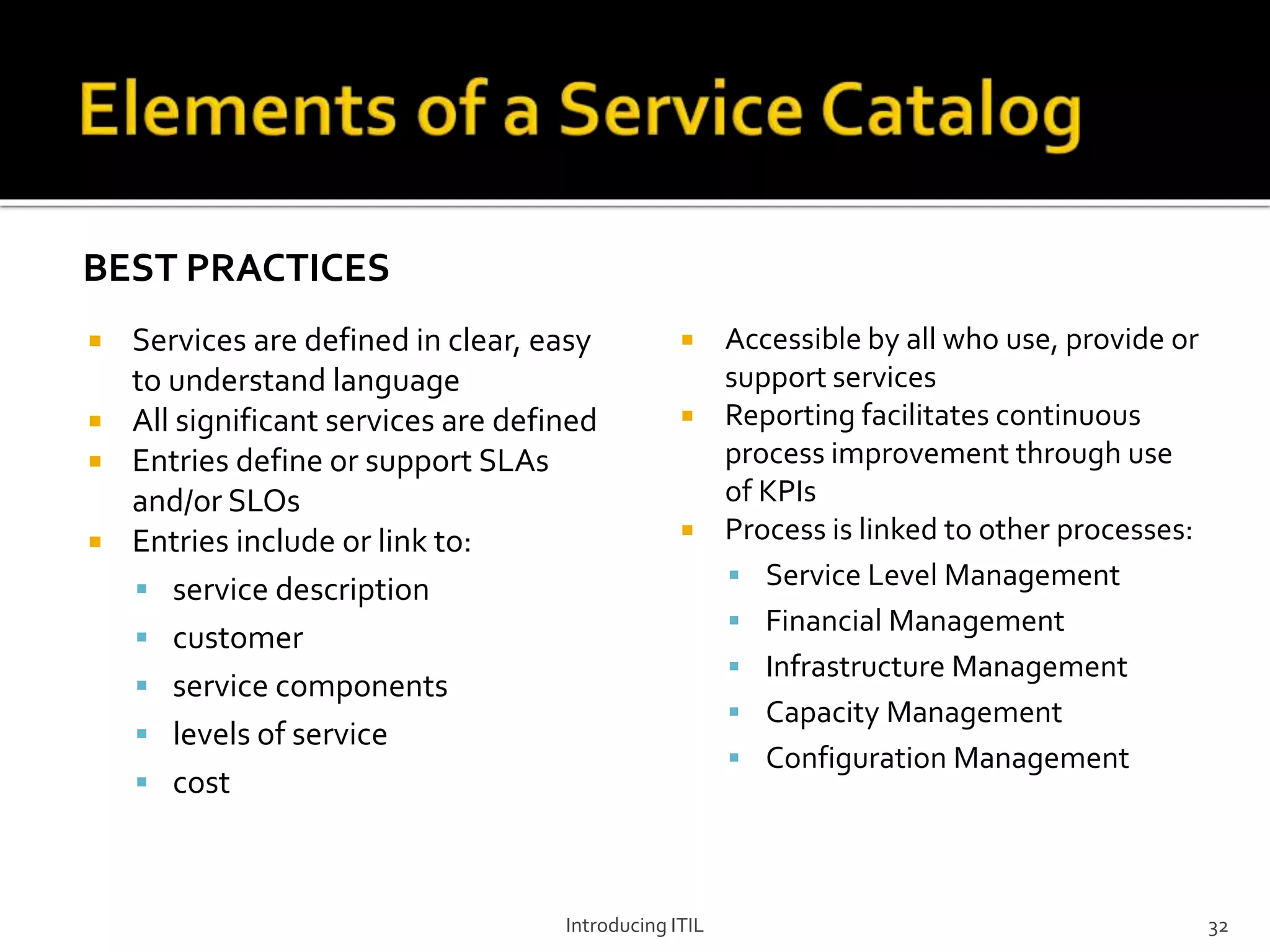 Introducing ITIL | PPT