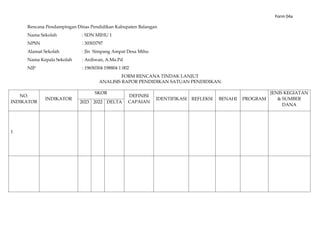 RTL Rapot pendidikan adalah untuk kita mengenal lebih jauh tentang ...
