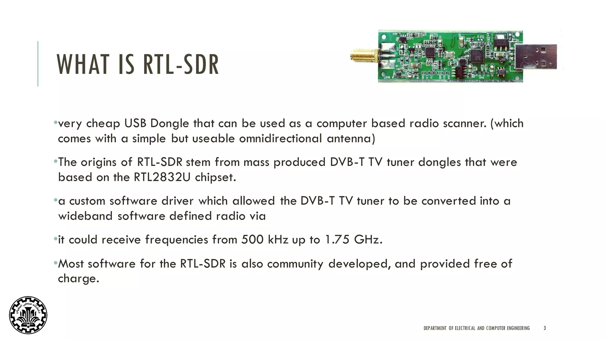 A LOW-COST DESKTOP SOFTWARE DEFINED RADIO DESIGN ENVIRONMENT USING MATLAB, SIMULINK, AND THE RTL ...