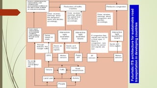Futuristic intelligent transportation system architecture for sustainable road transportation in ...