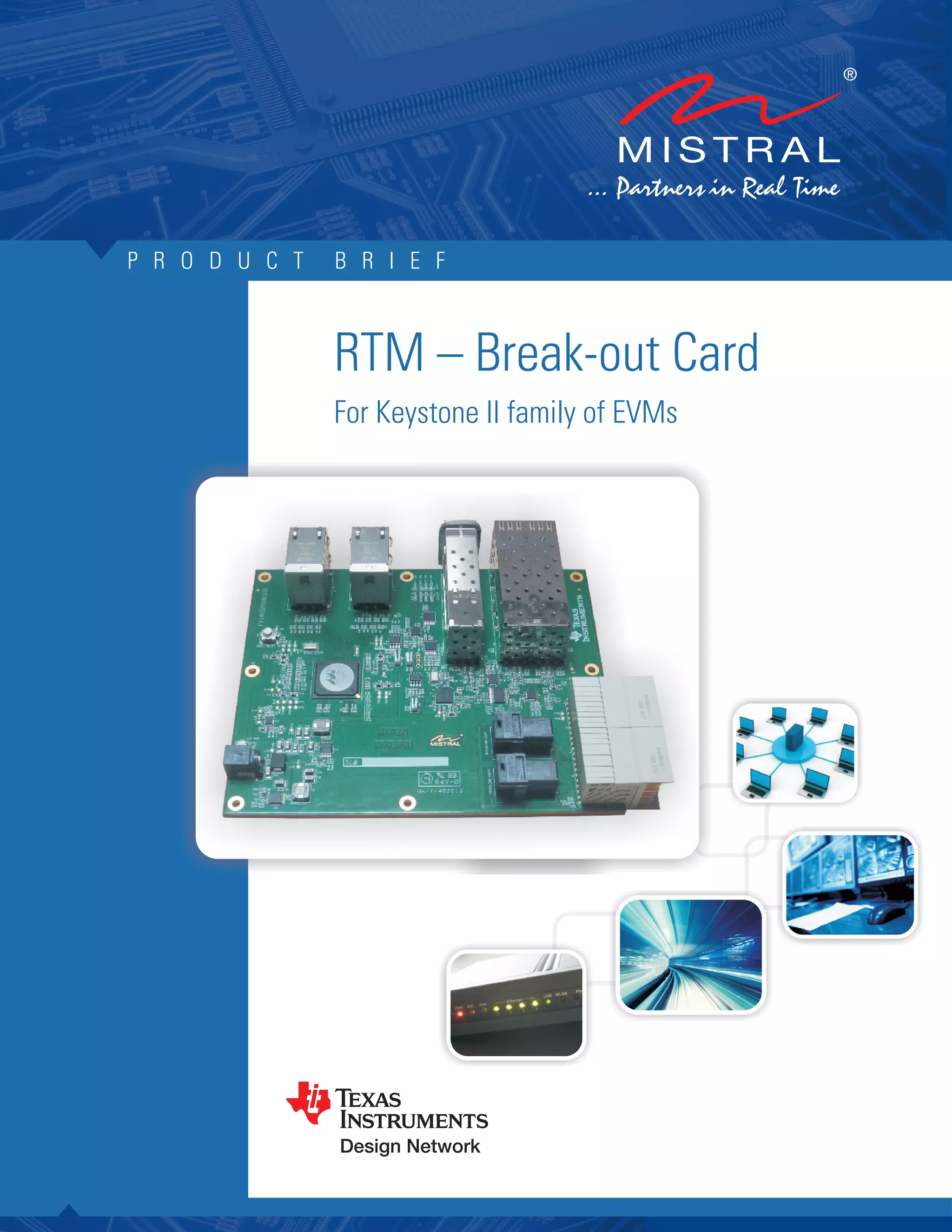 RTM Break Out Card - Datasheet | PDF
