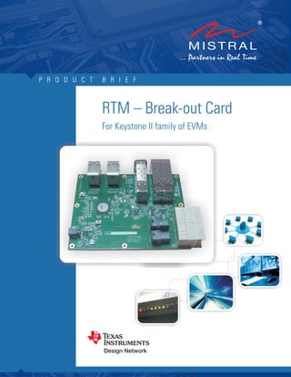 RTM Break Out Card - Datasheet | PDF
