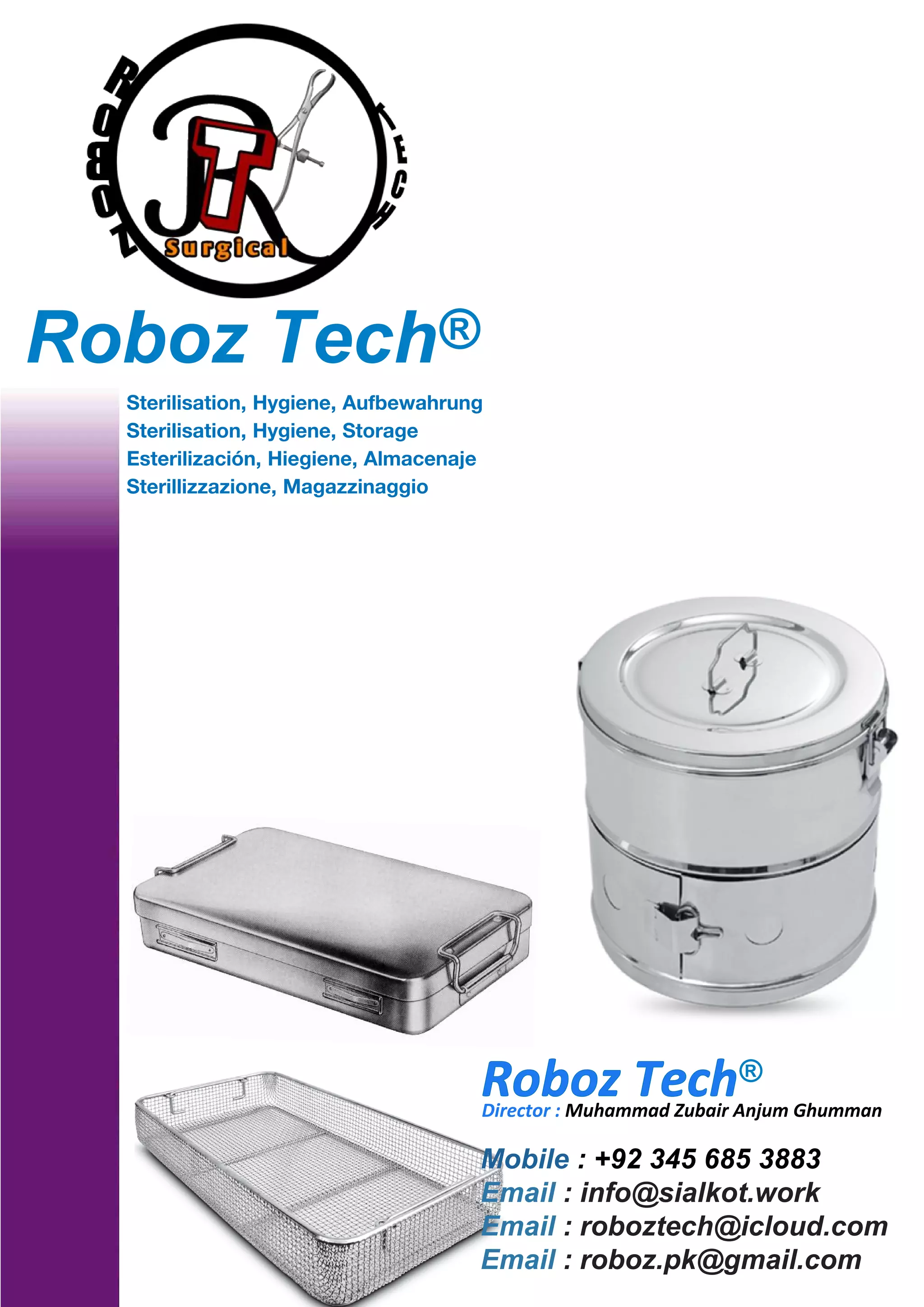 sterilisation, hygiene, storage containers | PDF