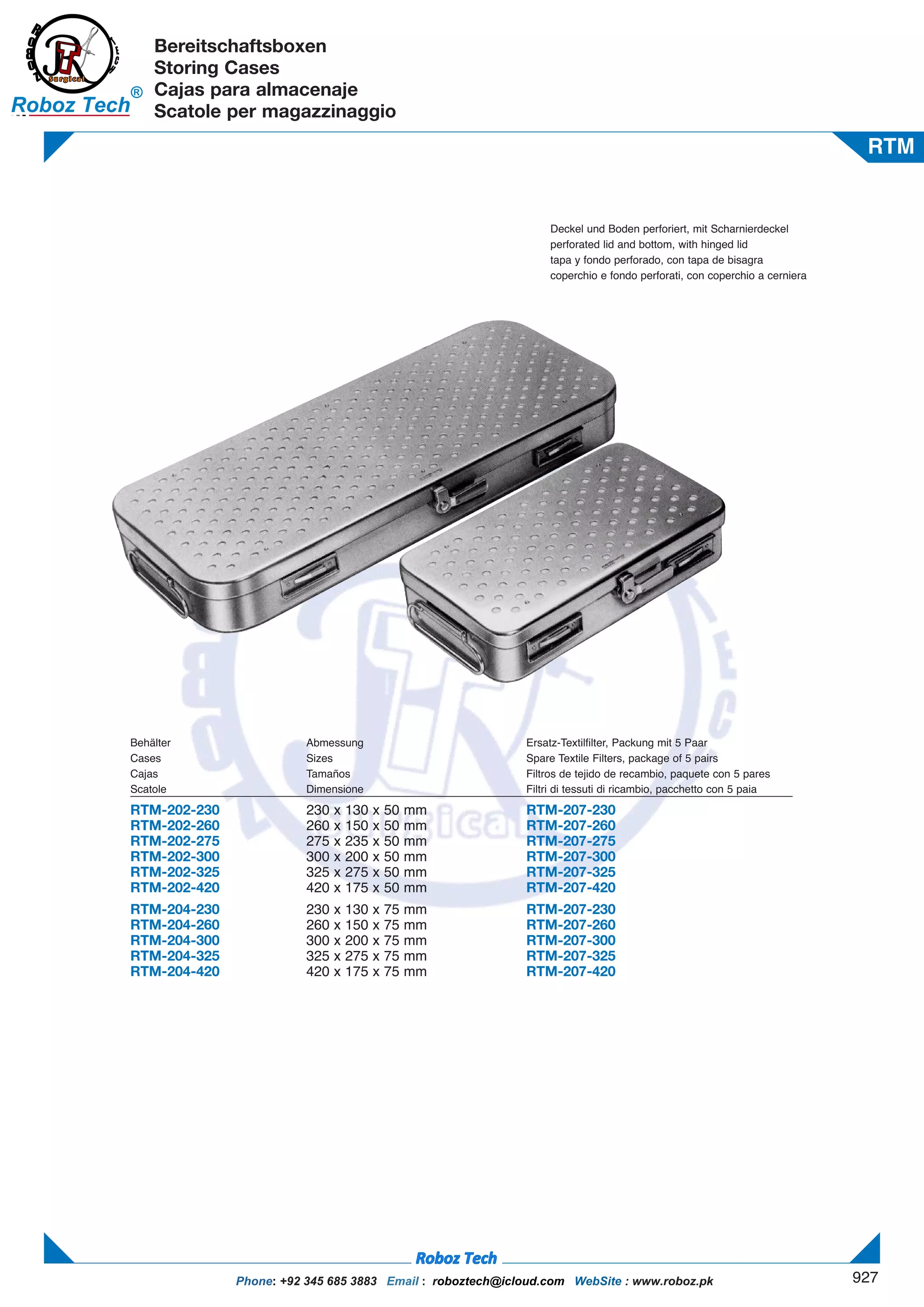 sterilisation, hygiene, storage containers | PDF