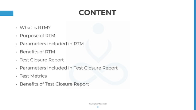 RTM and Test Closure Report Gurzu Inc.pptx | Technology & Computing