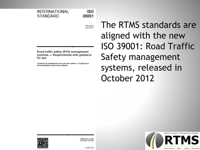 RTMS driving standards to promote best practices | PDF