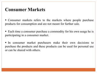 Consumer Market and Business Market | PPTX