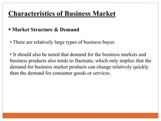Consumer Market and Business Market | PPTX