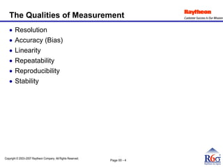 Measure System analysis and Gauge repeatability and reproducibility ...