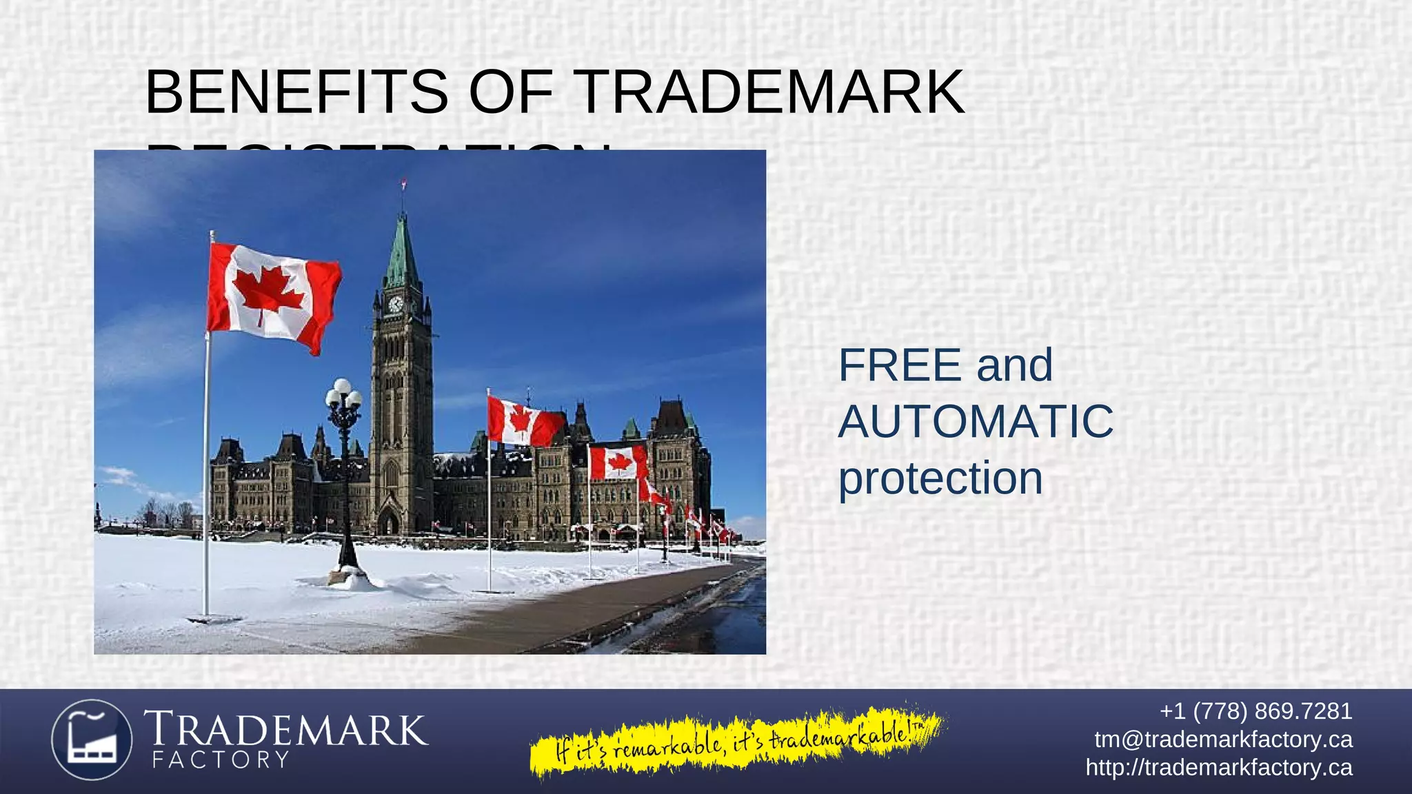 Benefits of Trademark Registration | PPT