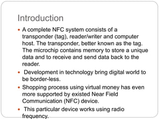 Rto automation using nfc | PPTX