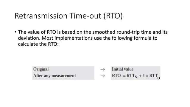 RTO Calculation (1)(1)(1).pptx | Computer Networking | Computing