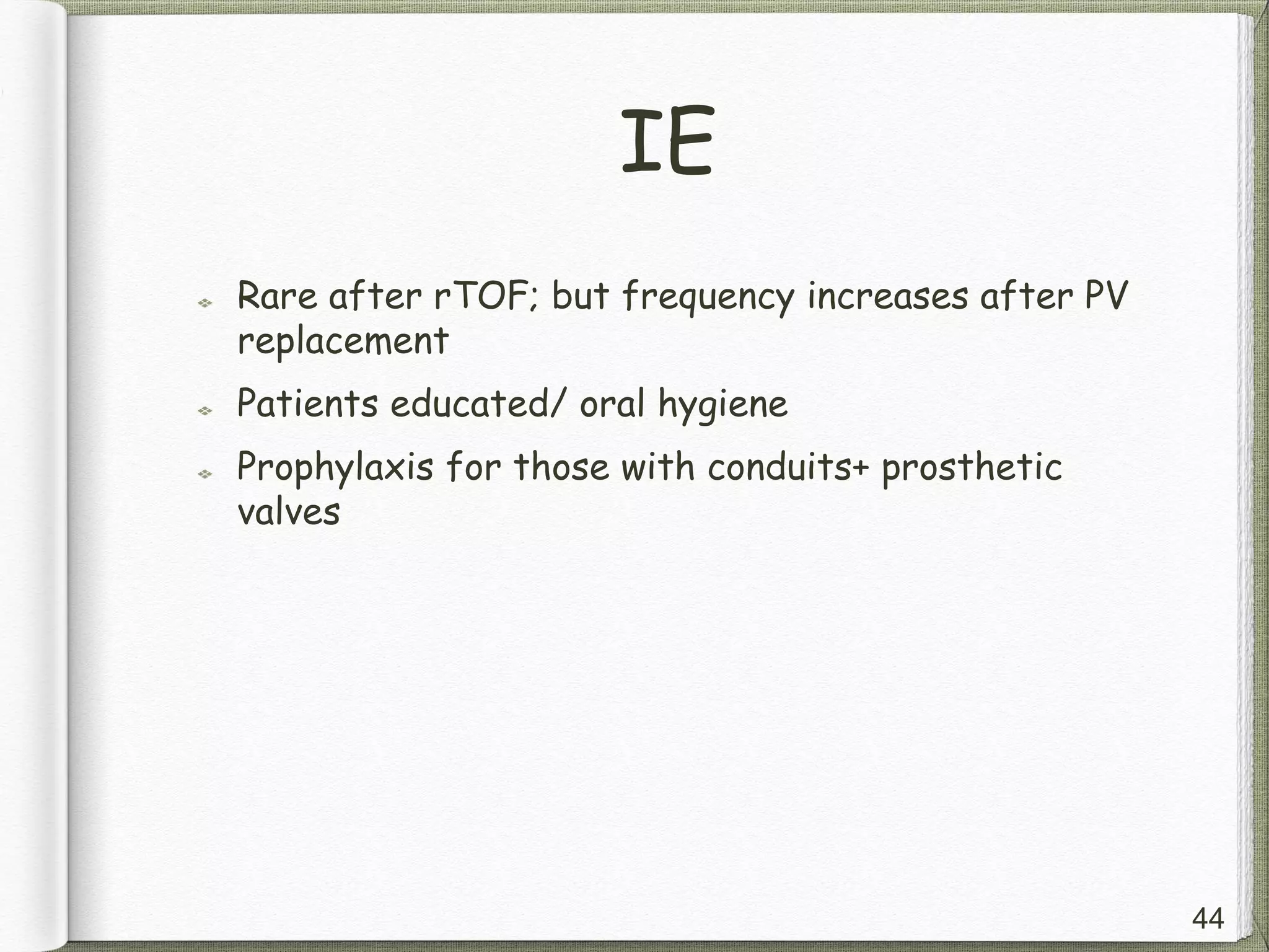 LONG TERM FOLLOW UP OF REPAIRED TETROLOGY OF FALLOT (TOF/ ICR) | PPT