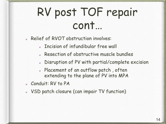 LONG TERM FOLLOW UP OF REPAIRED TETROLOGY OF FALLOT (TOF/ ICR) | PPT