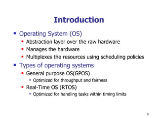 Introduction to Real-Time Operating Systems | PPT