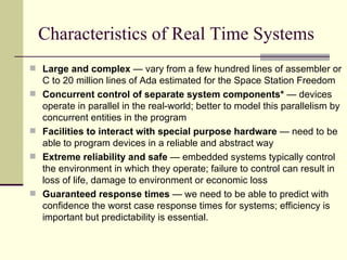 Real Time Systems & RTOS | PPT | Operating Systems | Computer Software ...