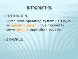 Rtos | PPT