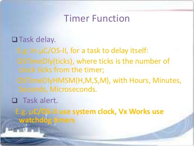 Real Time Operating System 