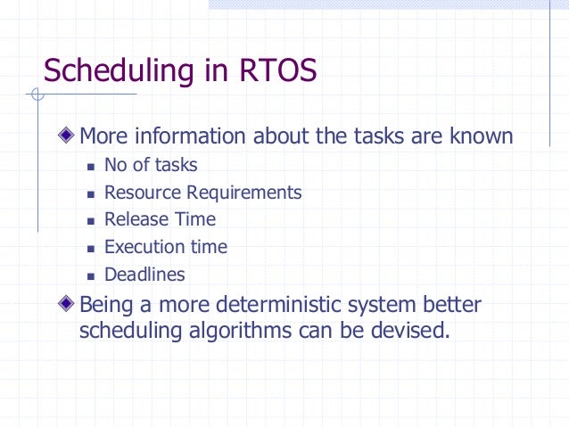 Rtos What Is Capacity In The Context Of Scheduling
