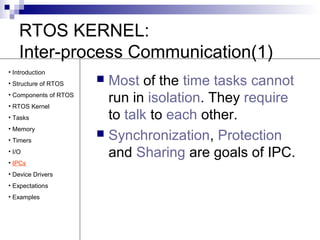 Real Time Operating Systems | PPT | Operating Systems | Computer ...