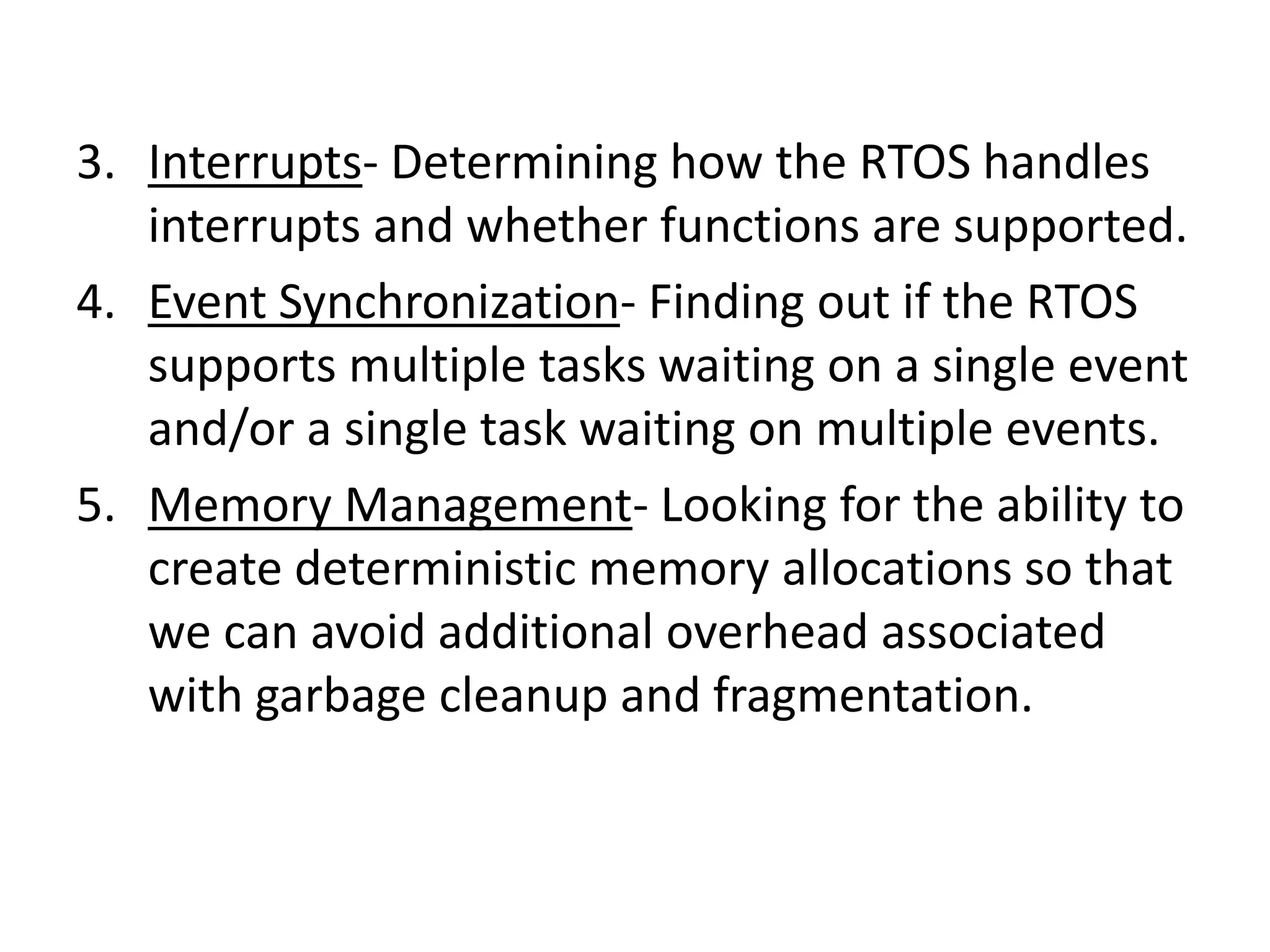 How to choose an RTOS? | PPTX