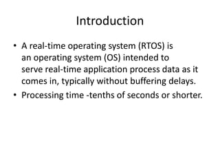 How to choose an RTOS? | PPTX | Operating Systems | Computer Software and Applications