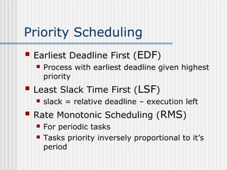 Real Time Operating System | PPT