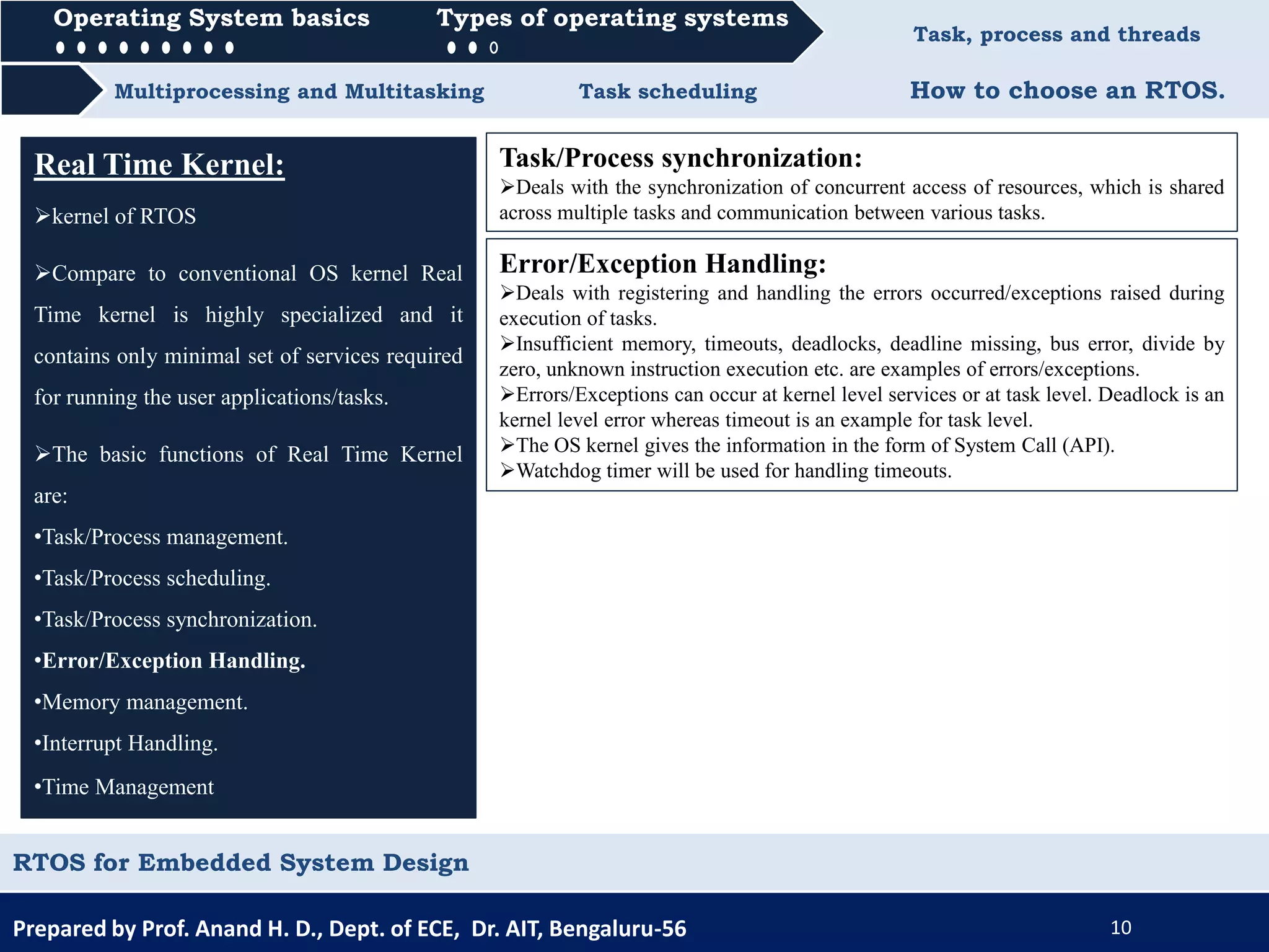 RTOS for Embedded System Design | PDF | Operating Systems | Computer ...