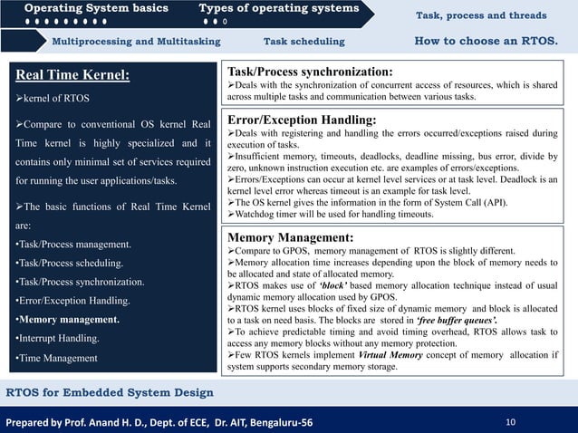 RTOS for Embedded System Design | PDF | Operating Systems | Computer Software and Applications