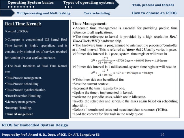 RTOS for Embedded System Design | PDF | Operating Systems | Computer ...