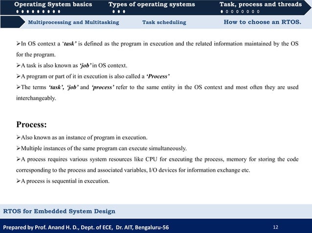 RTOS for Embedded System Design | PDF | Operating Systems | Computer Software and Applications