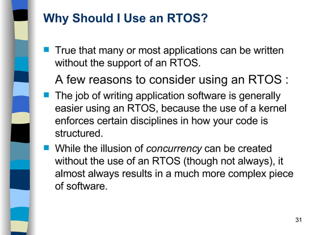 Rtos Concepts | PPT