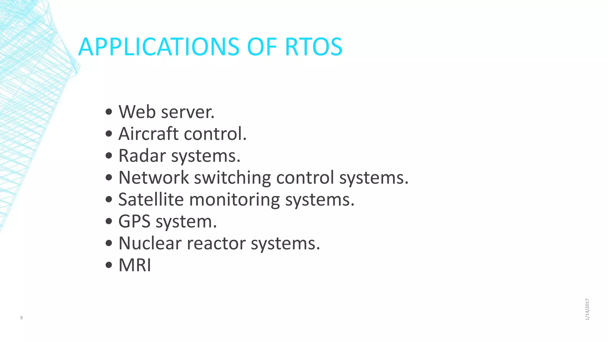 RTOS- Real Time Operating Systems | PPT RTOS- Real Time Operating Systems | PPT