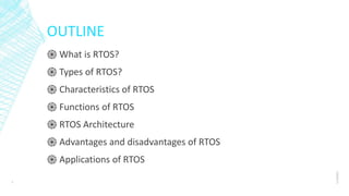 RTOS- Real Time Operating Systems | PPTX