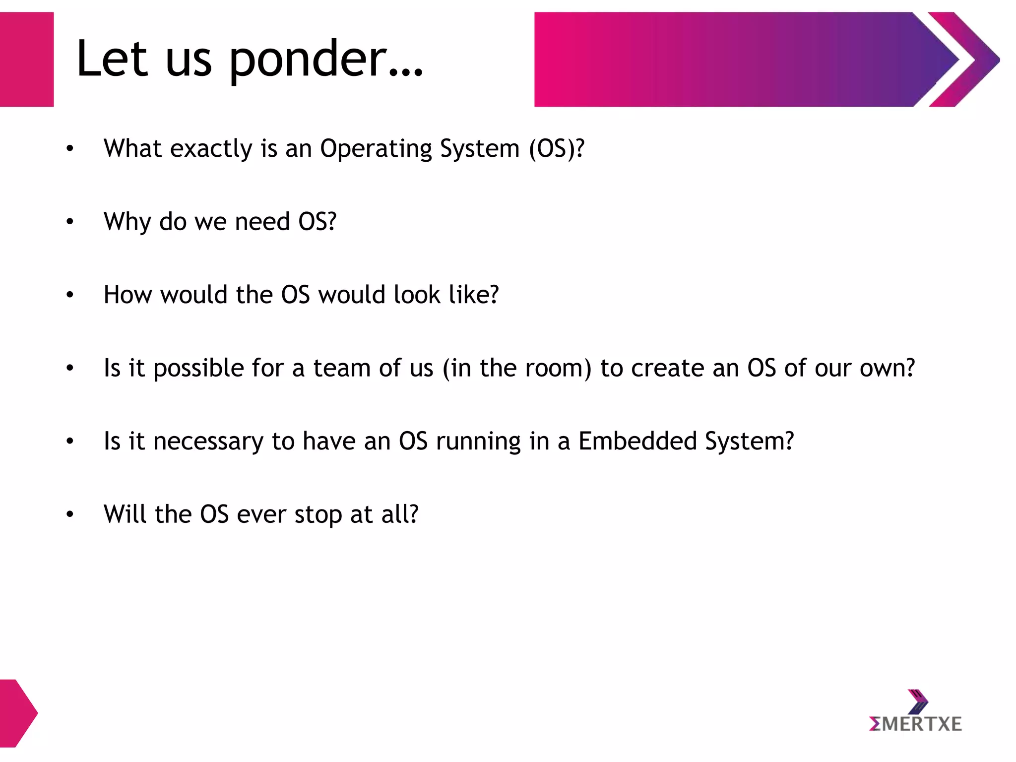 RTOS - Real Time Operating Systems | PPT RTOS - Real Time Operating Systems | PPT