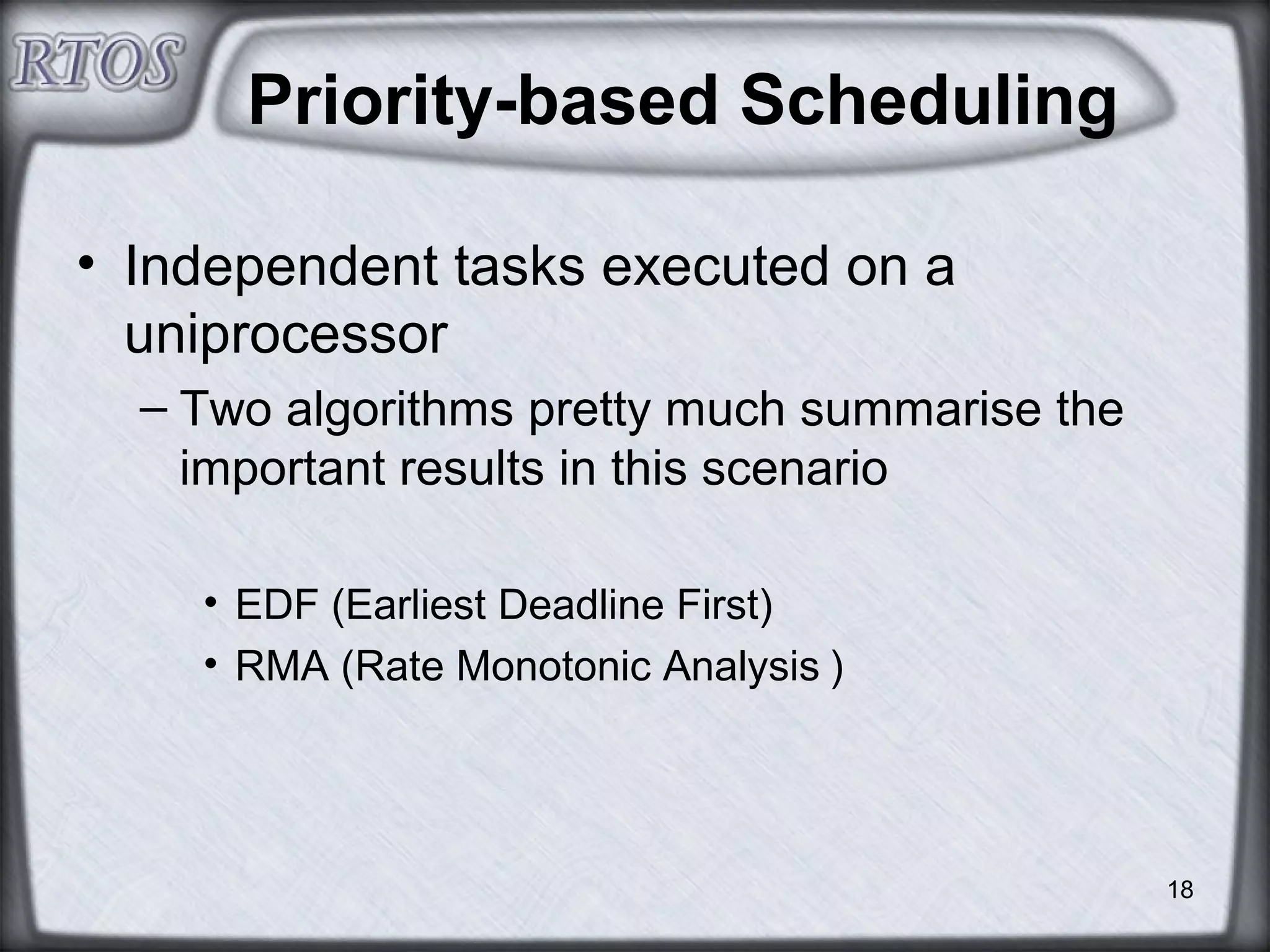 Real-Time Operating Systems | PPT