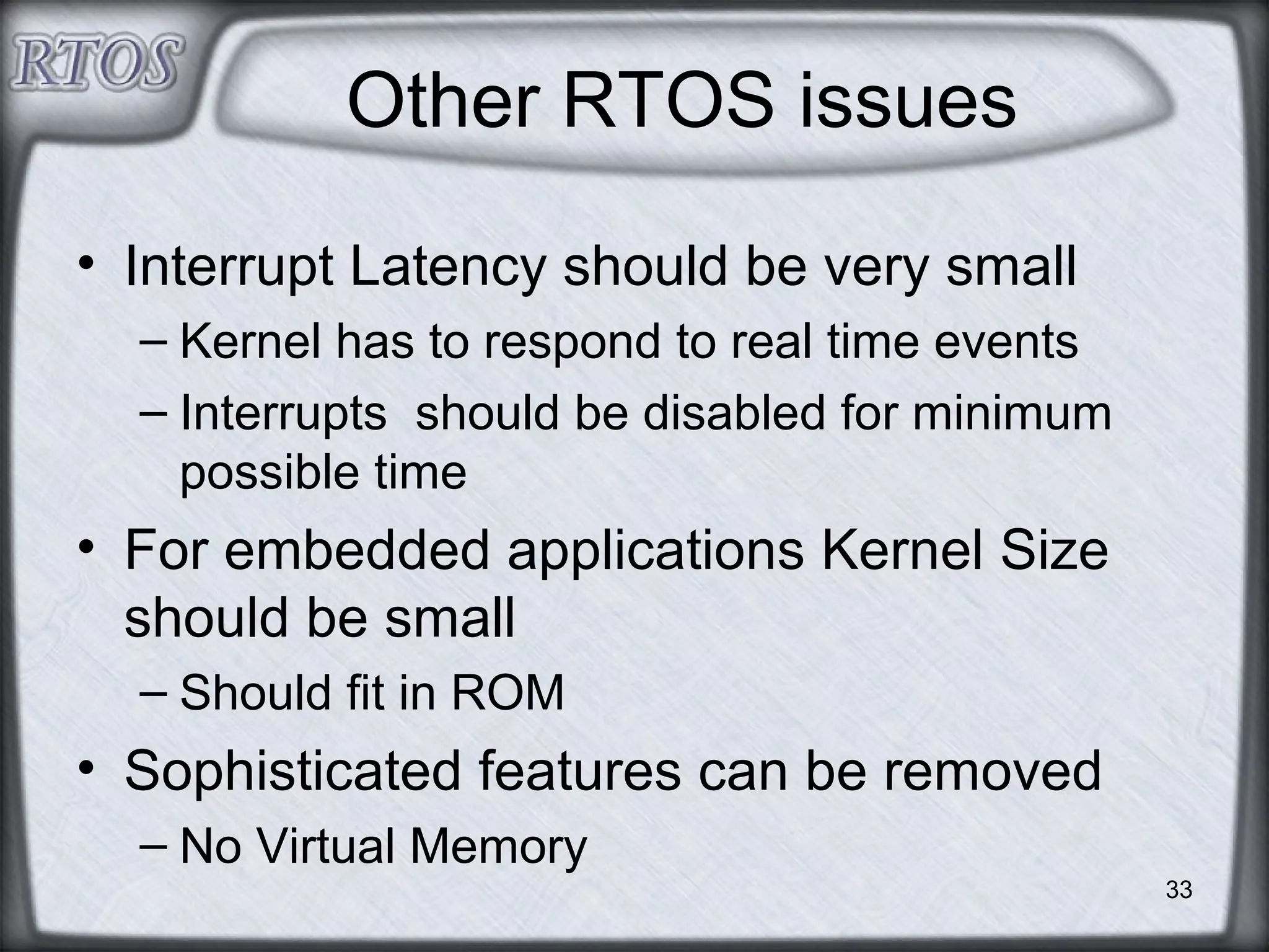 Real-Time Operating Systems | PPT