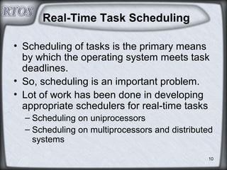 Real-Time Operating Systems | PPT