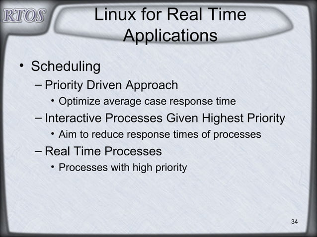 Real-Time Operating Systems | PPT