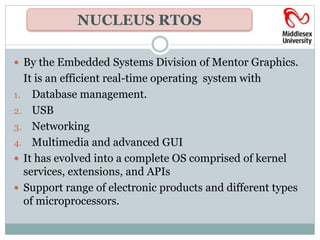 Real Time Operating Systems | PPT