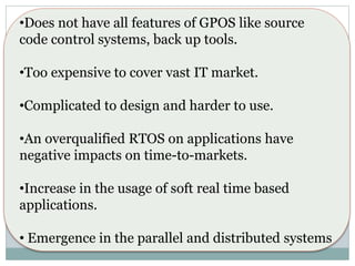 Real Time Operating Systems | PPT