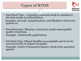 Real Time Operating Systems | PPT