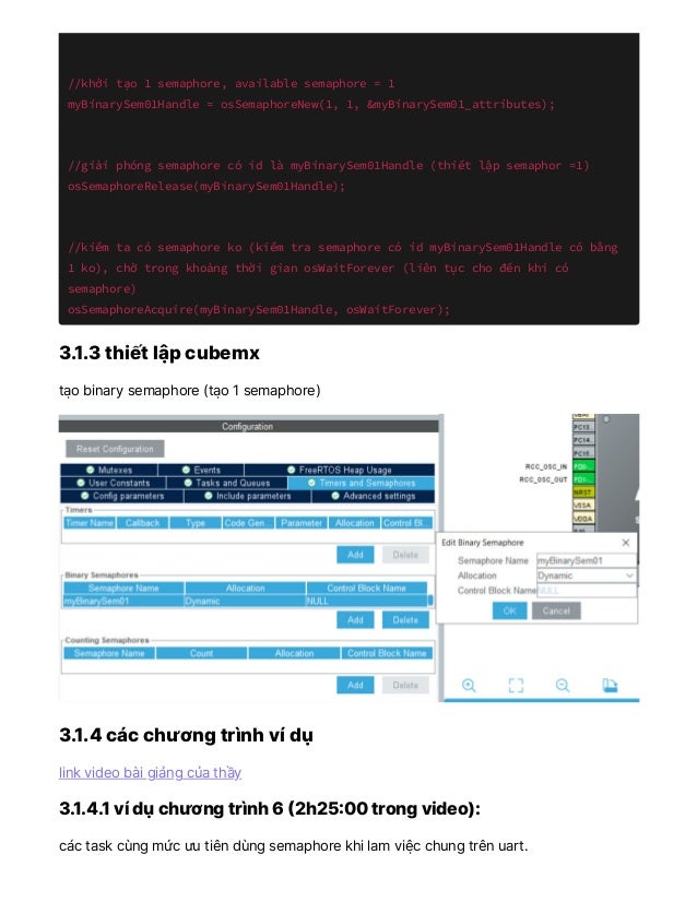 Rtos 3 semaphore vs mutex | PDF